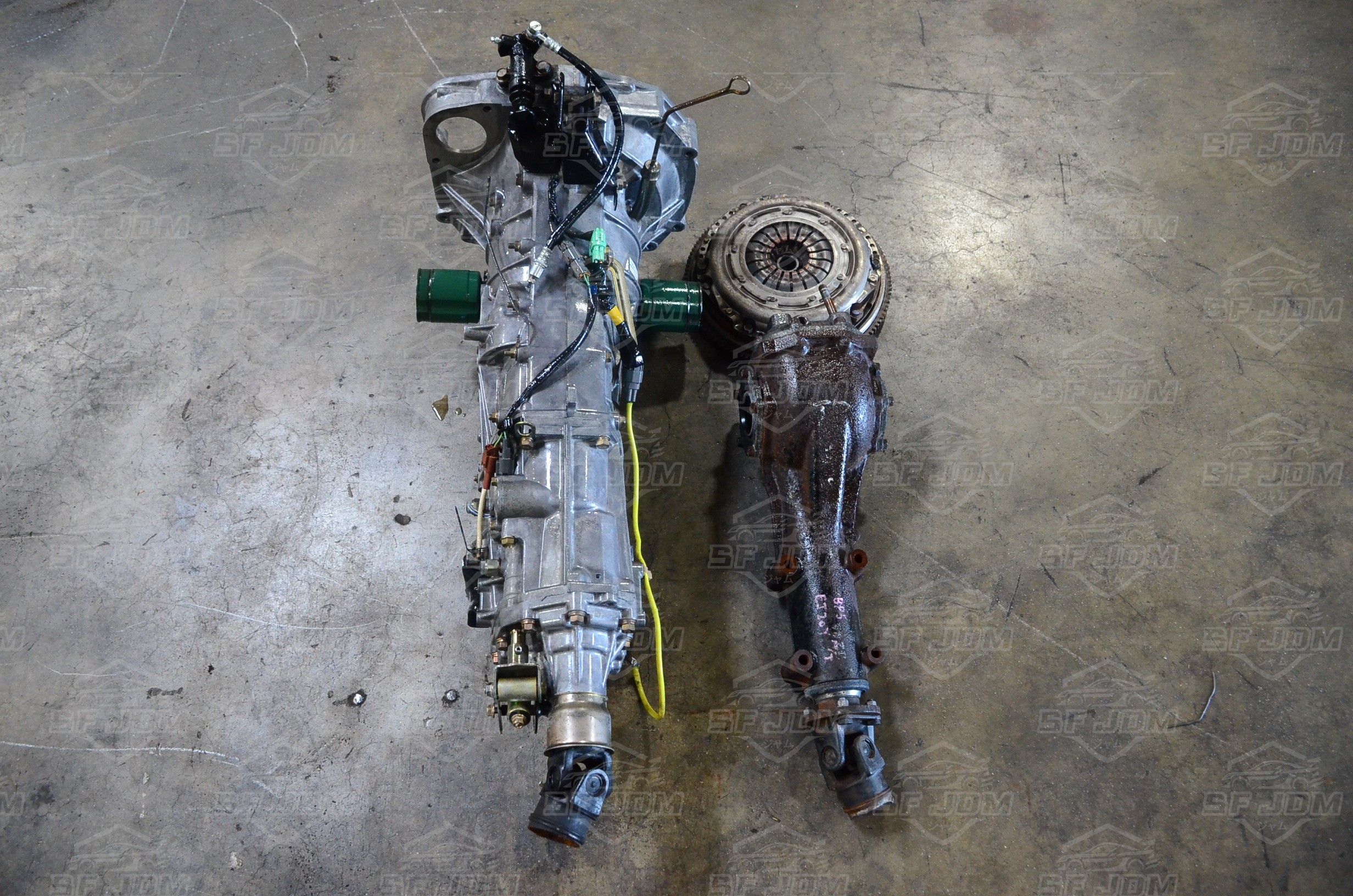 JDM 2006-2014 Subaru WRX 5 Speed TRANSMISSION Rear Diff 4.11 FD FOR ...